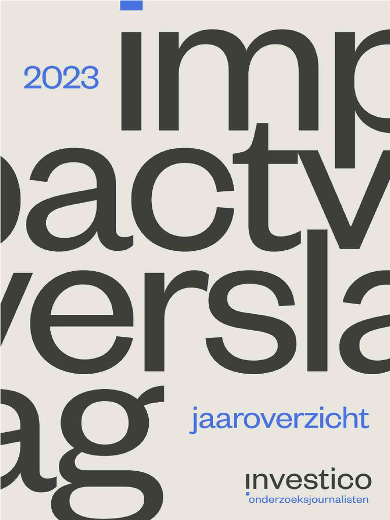 Impactverslag Investico 2023 | PDF