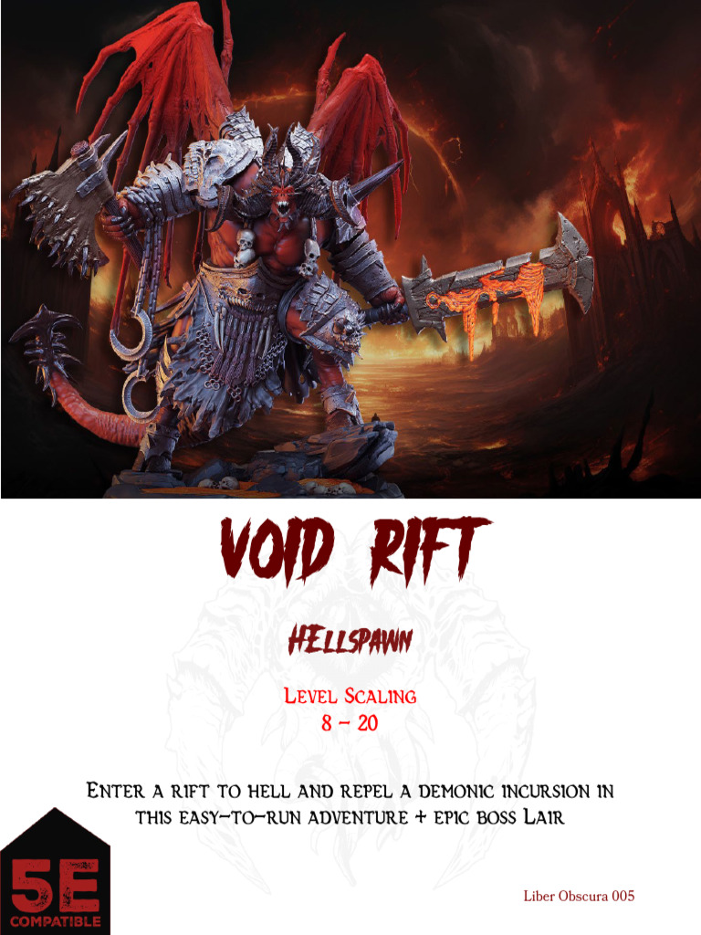 005 - Void Rift Hellspawn (LVL 8-20) | PDF | Young Adult