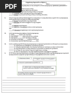 Pang-Ukol Pagsasanay | PDF