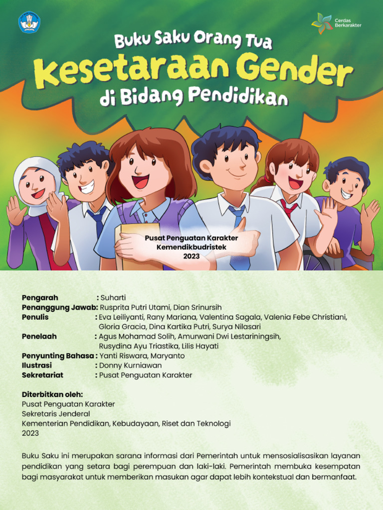 Buku Saku Kesetaraan Gender Di Bidang Pendidikan Untuk Orang Tua | PDF