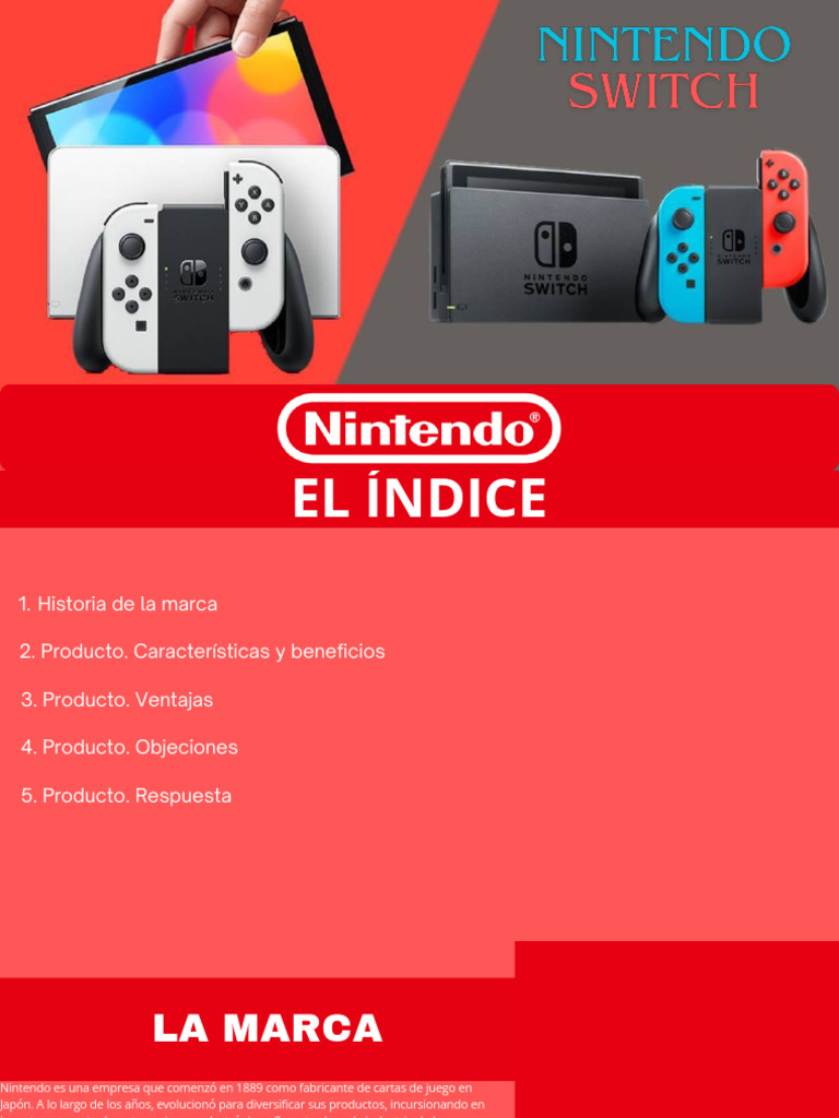 Presentacion Nintendo | PDF | Nintendo | Juegos de consolas