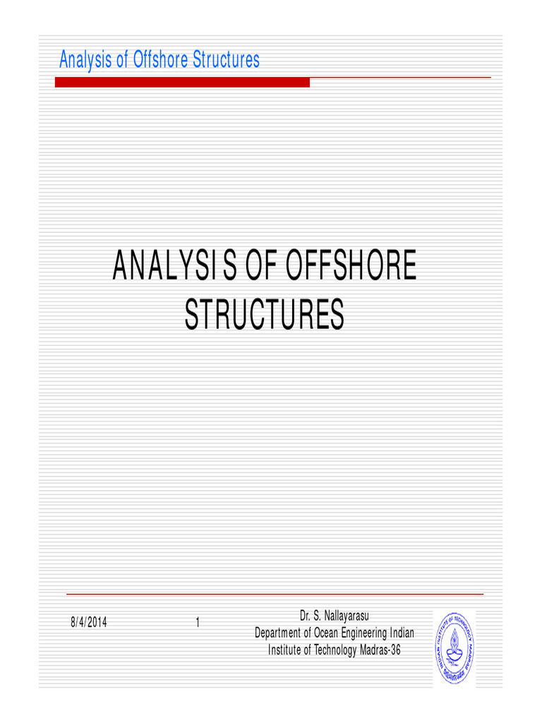 Offshore Structural Analysis Techniques | PDF | Mathematical Analysis ...