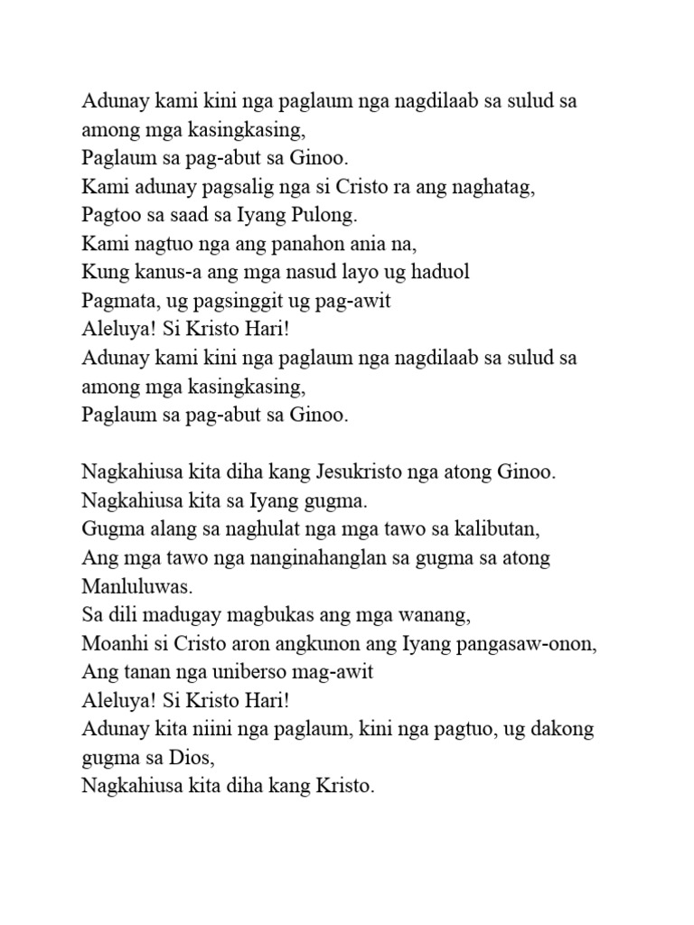 We Have This Hope Bisaya | PDF