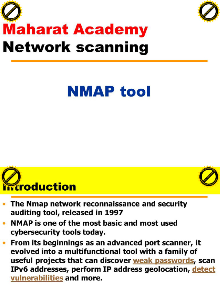 NMAP Tool Part1 | PDF