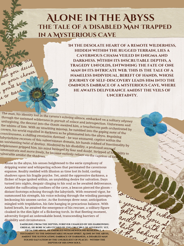 Solitary Journey in the Abyss | PDF | Young Adult