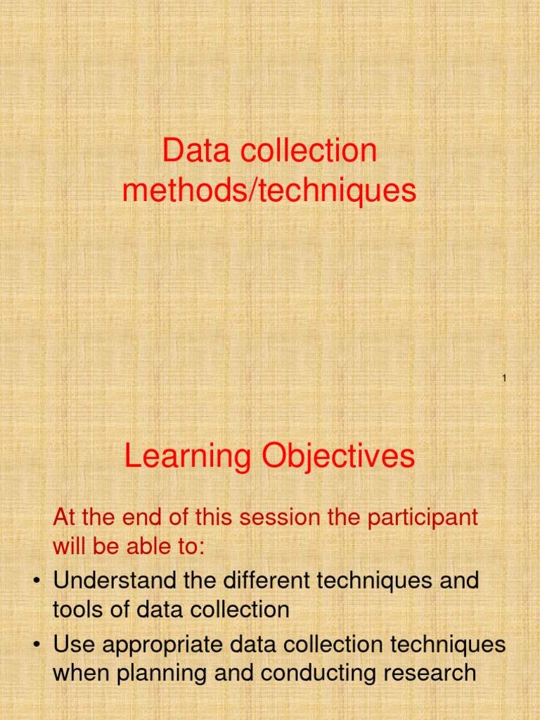 L7 Data Collection Methods Pdf Interview Focus Group