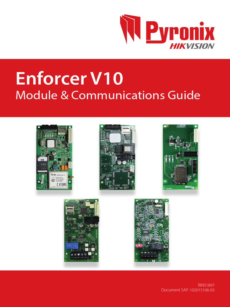 102015106-03-Enforcer V10-Communications Guide-EN | PDF | Wi Fi | Modem