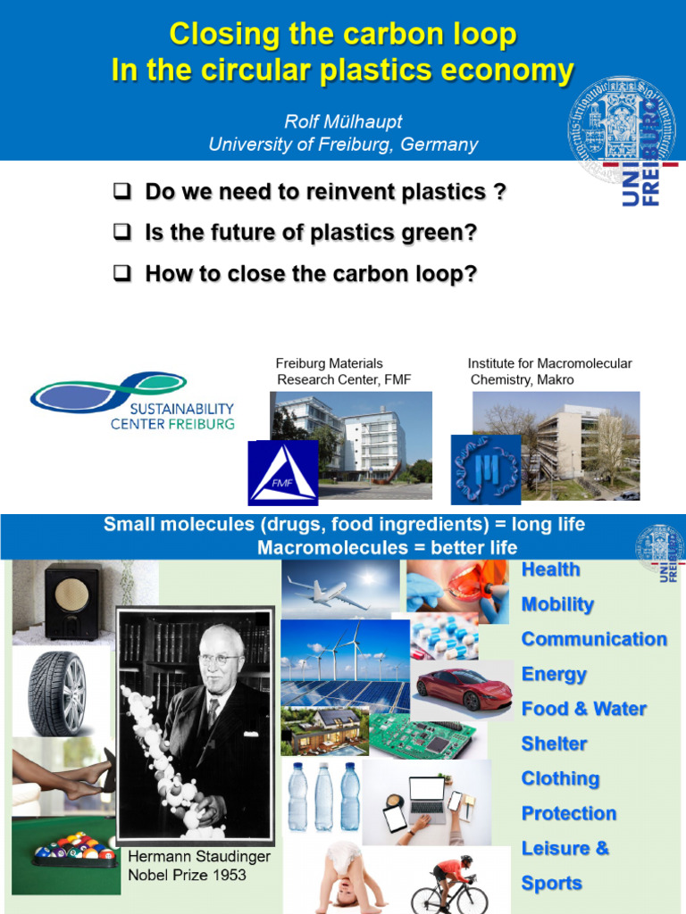 Closing The Carbon Loop in A Circular Plastics Economy | PDF | Biodegradation | Recycling
