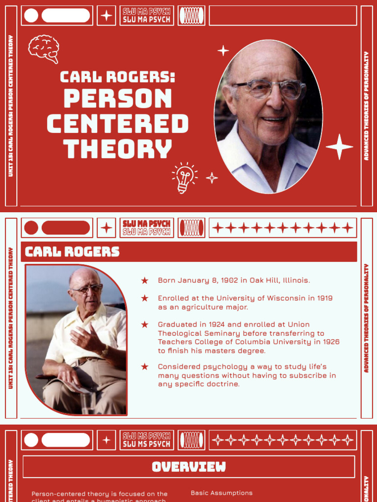 Carl Rogers' Person-Centered Theory | PDF | Humanistic Psychology ...
