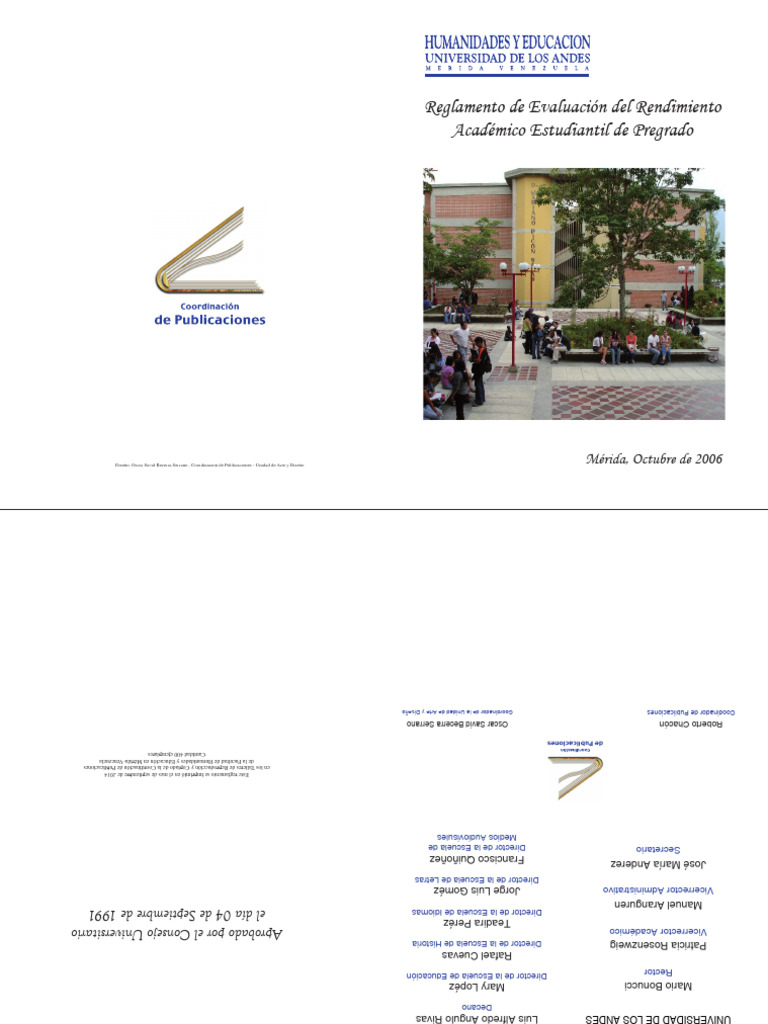 Reglamento de Evaluación Del Rendimiento Académico Estudiantil de Pregrado | PDF | Evaluación ...