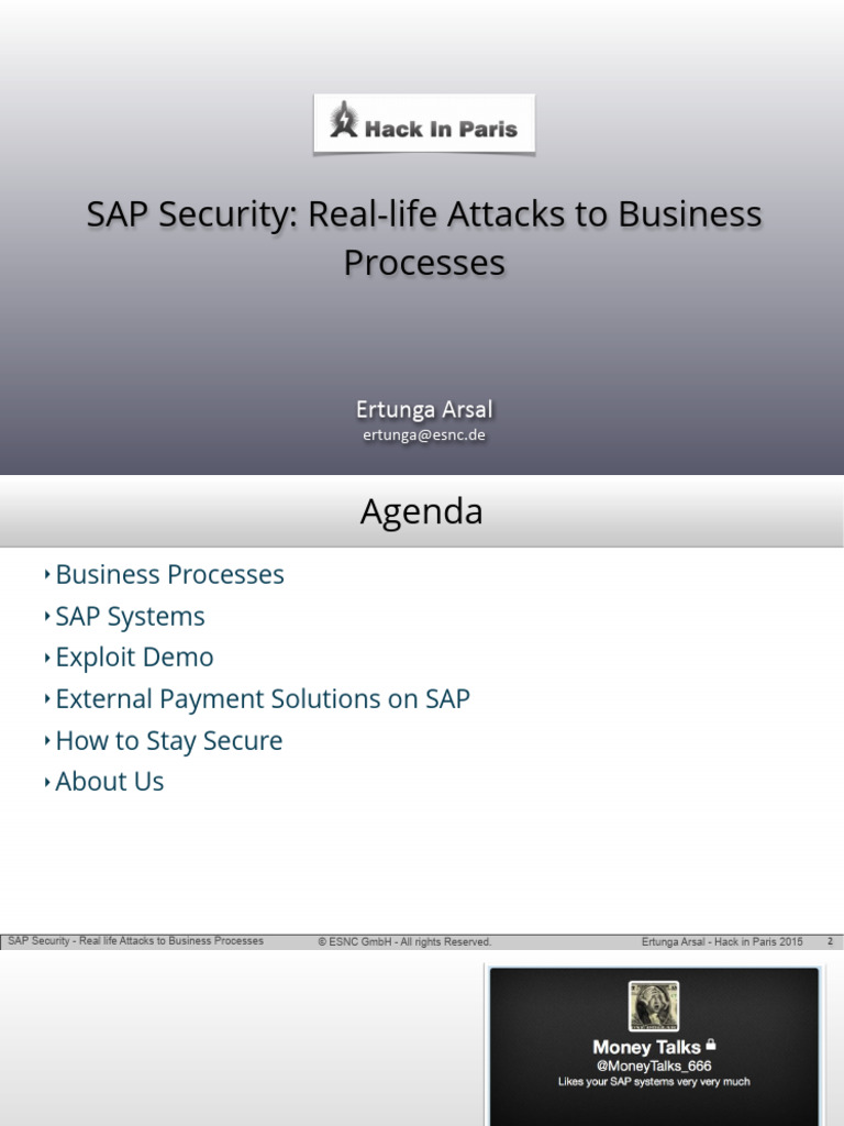 SAP Security | PDF