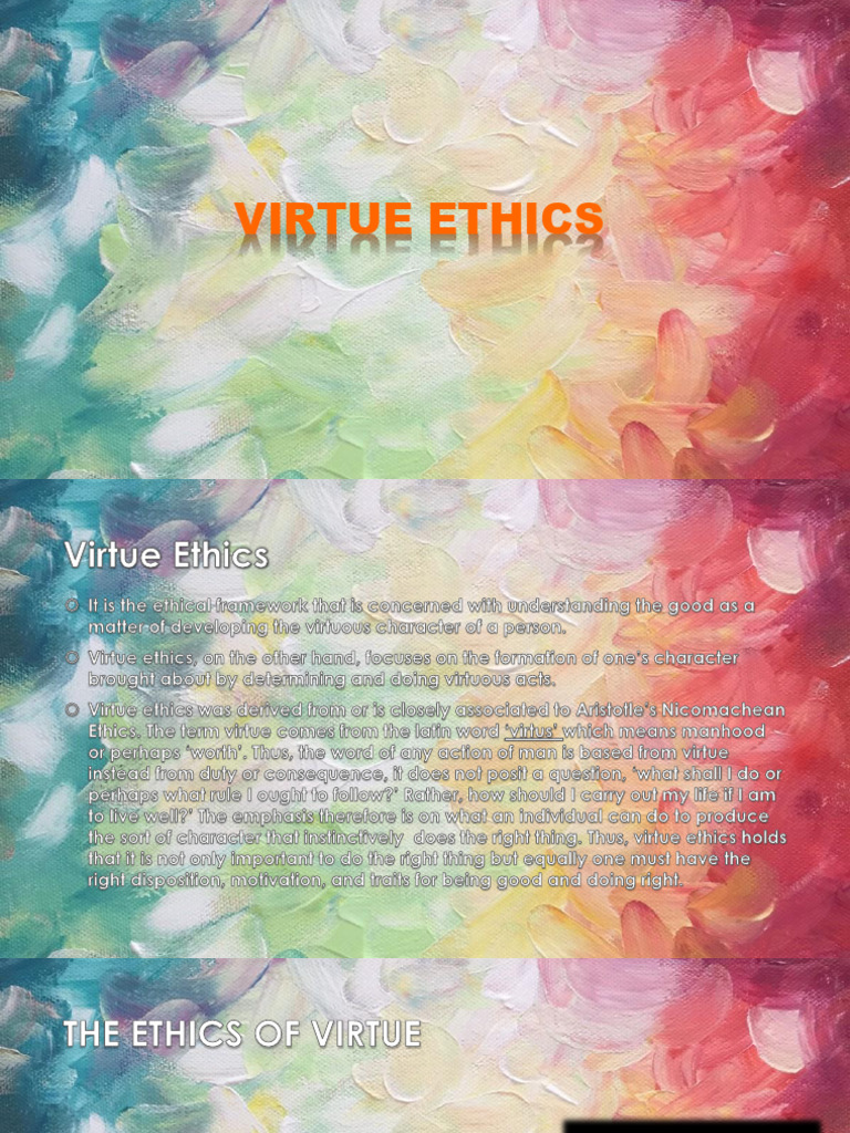 Virtue Ethics | PDF | Virtue | Happiness