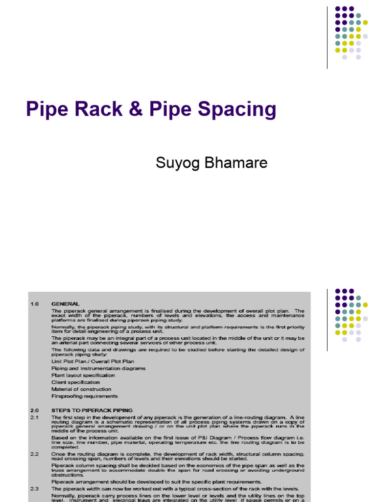 Pipe Rack | PDF