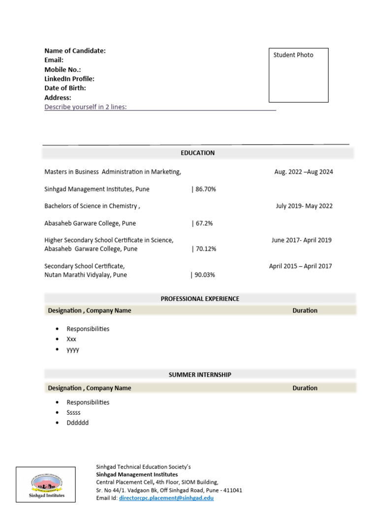 Student Name - College Name | PDF