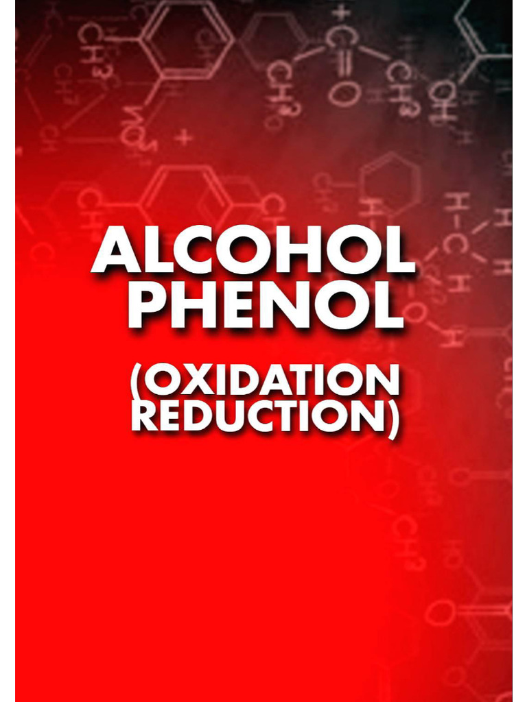Alcohol and Phenol | PDF