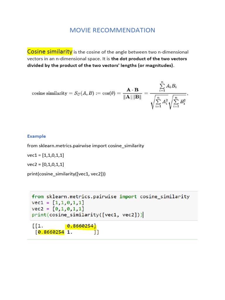 PRJ Movie Recommendation Data Science.. | PDF | Computing | Applied ...