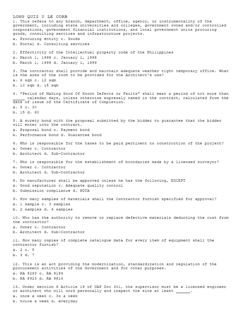 Le Corb Uap Doc 301 Procurement Intellectual | PDF | Employment ...