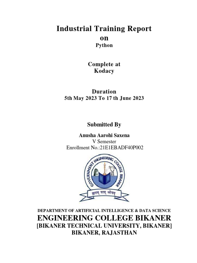 Final Project Report | PDF | Python (Programming Language) | Parameter (Computer Programming)