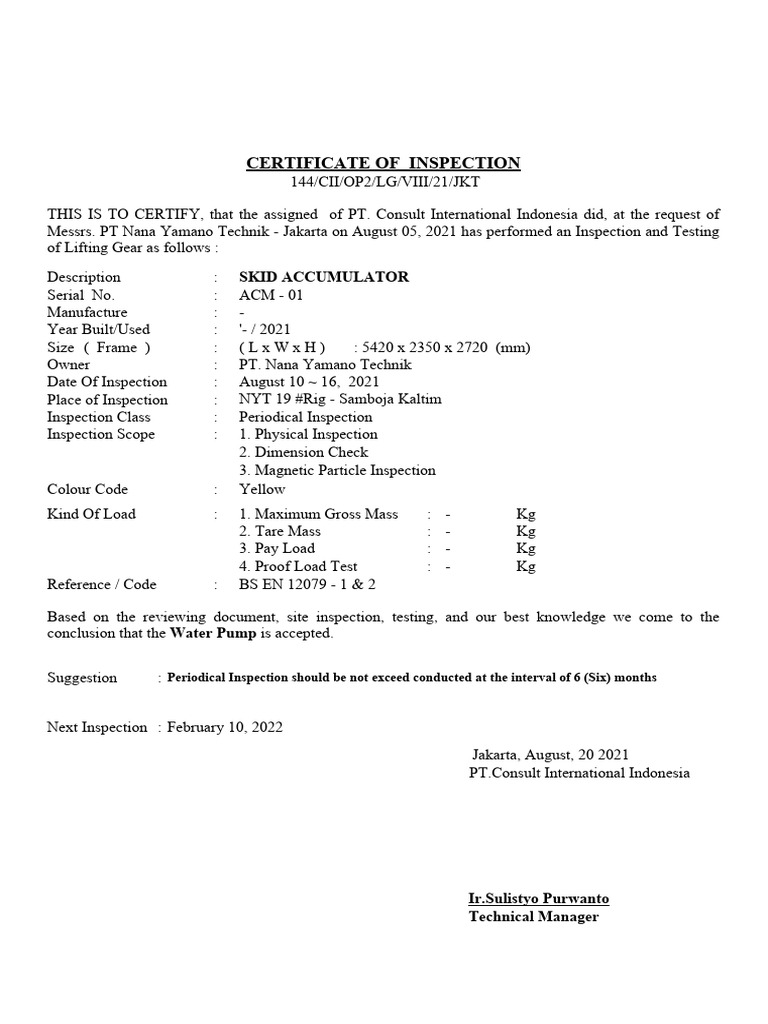 Accumulator ACM 01 | PDF | Building Engineering