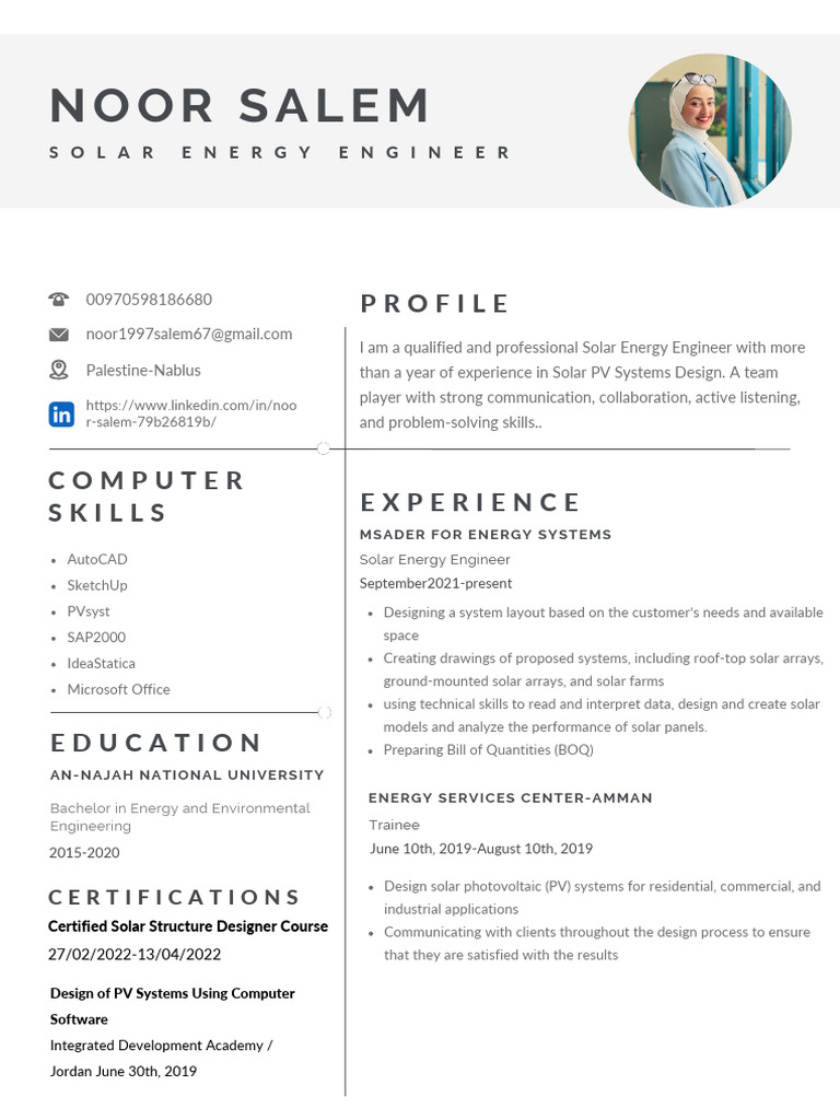 Noor Salem-Resume' | PDF | Art | Computers