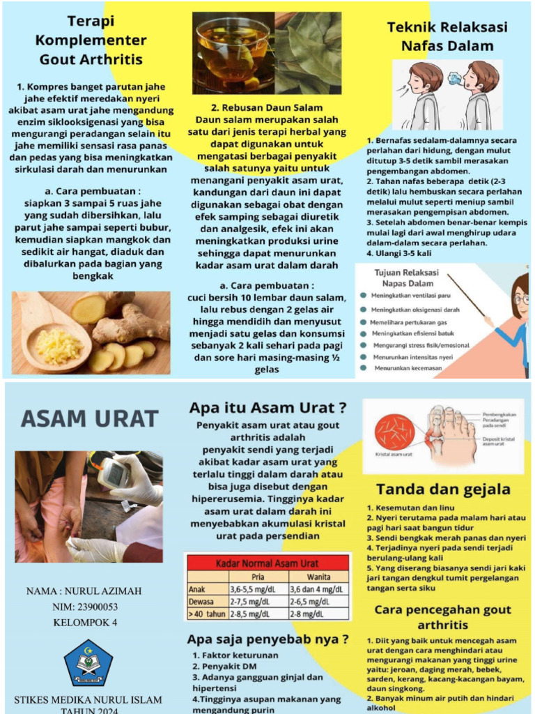 Leaflet Asam Urat | PDF