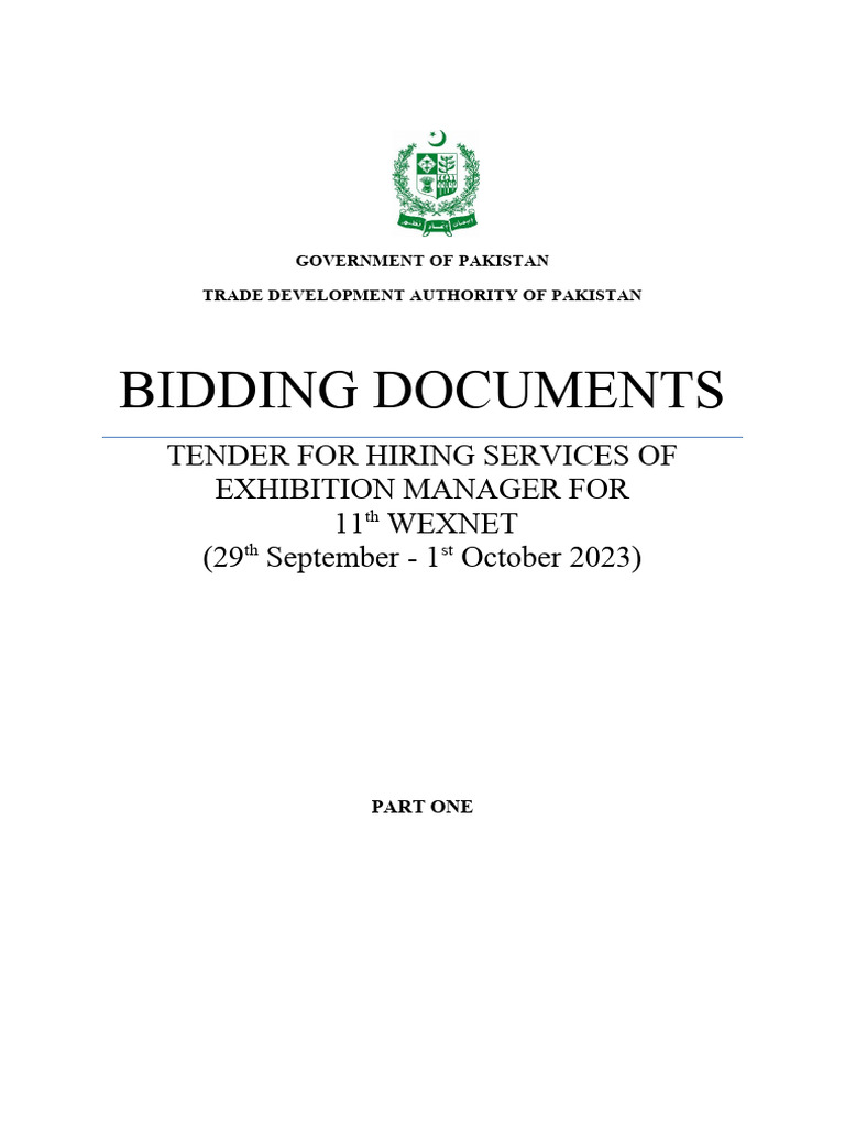 WEXNET 2023 EMC Tender For Upload | PDF | Specification (Technical Standard) | Business