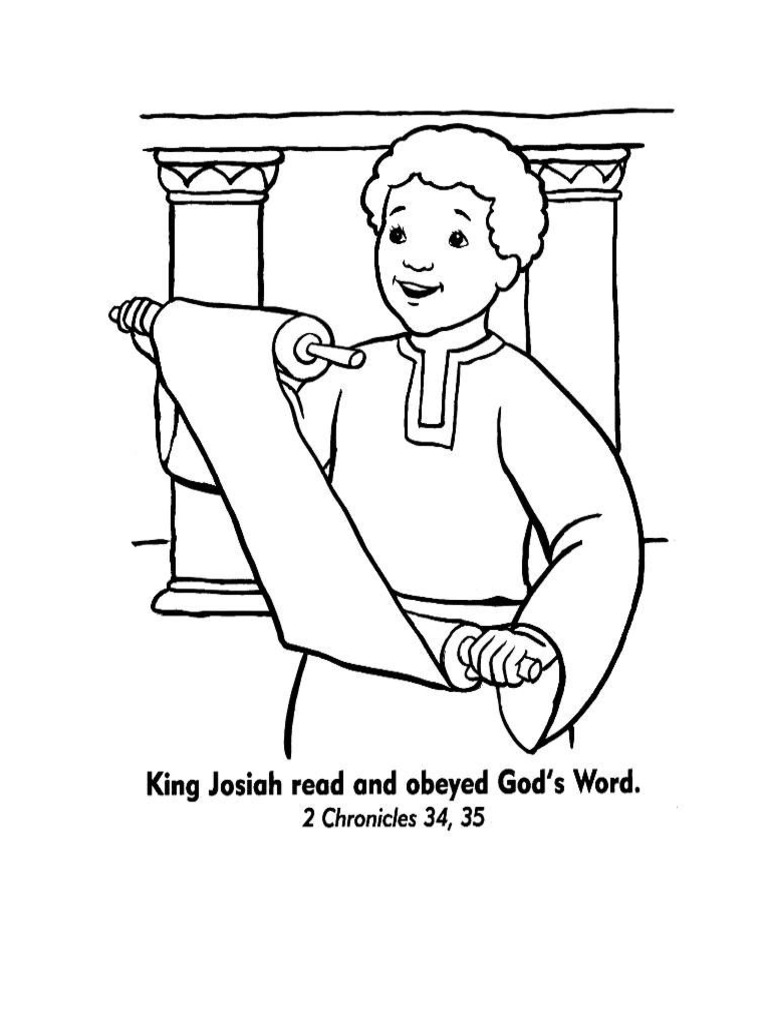 33 Days OT Day 32 Activity Sheets Josiah | PDF