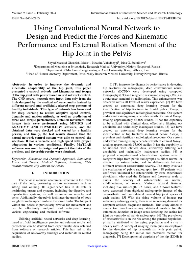 Using Convolutional Neural Network To Design And Predict The Forces And Kinematic Performance 