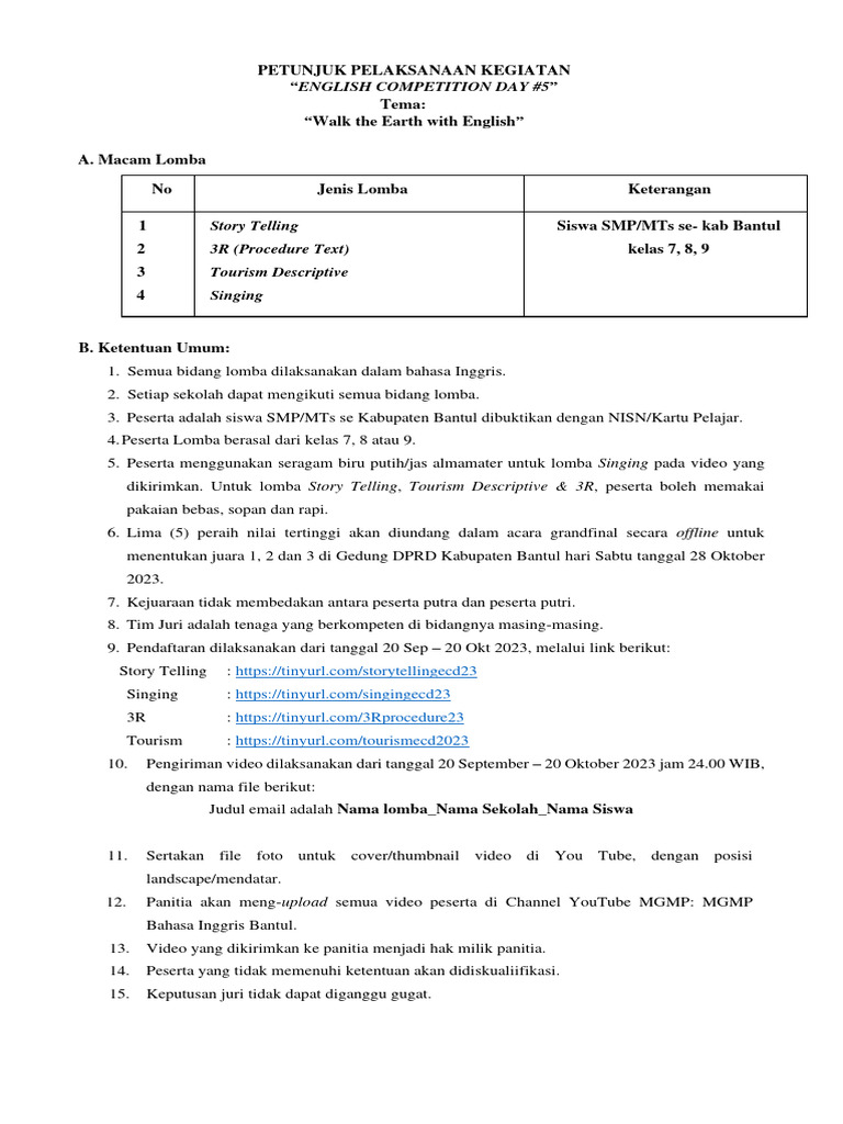 JUKLAK DAN JUKNIS ECD#5 23 Editted | PDF