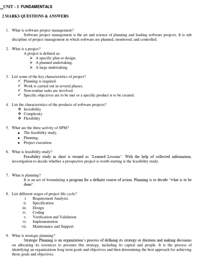 SPM Unit 1 | PDF | Project Management | Programming