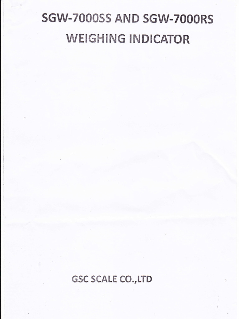 SGW 7000ss and SGW 7000rs | PDF | Computer Science | Electronics