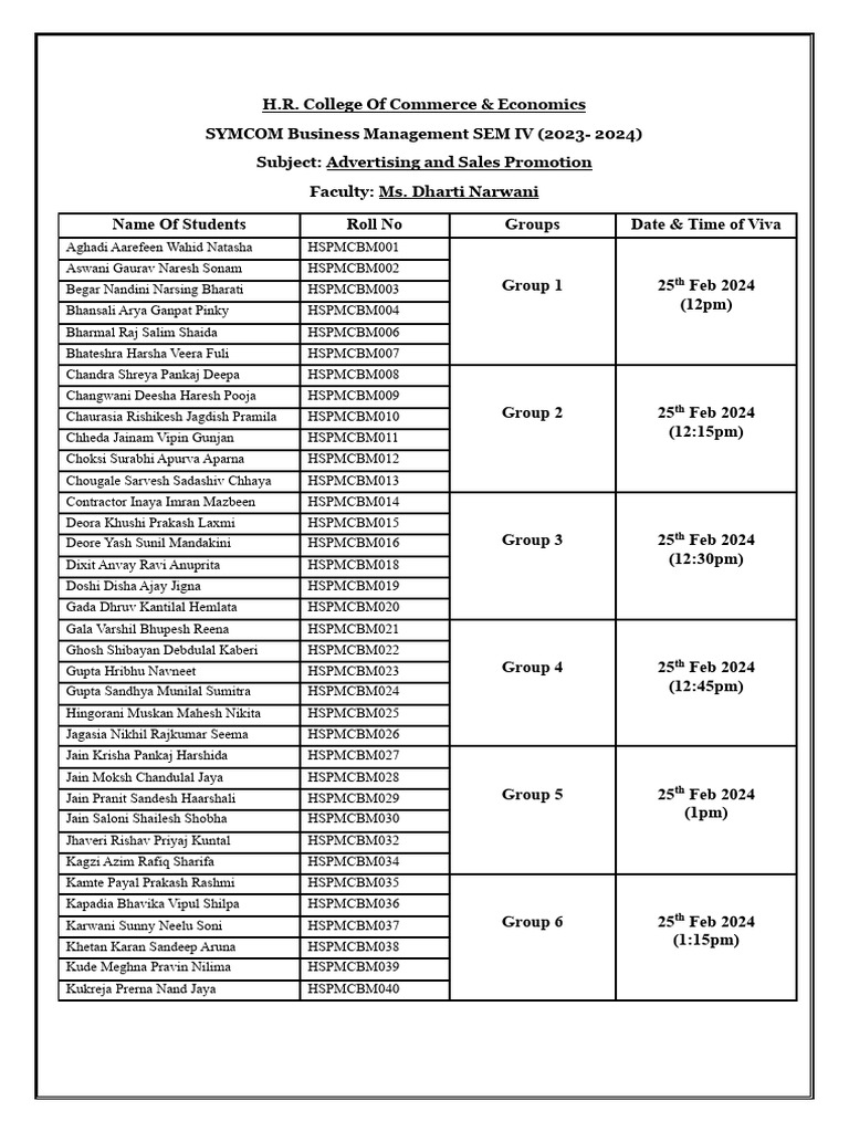BM SLE Group Allocation | PDF