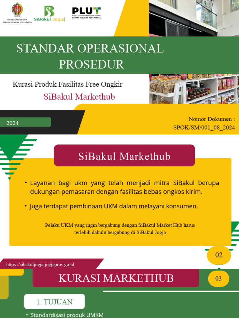 Sop Kurasi Produk - Diskop Ukm Diy | PDF
