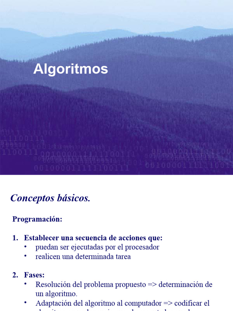 Algoritmos Pdf Algoritmos Lenguaje De Programación