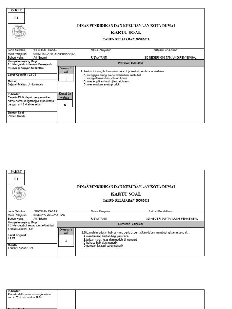 Kisi Kisi Soal BMR | PDF