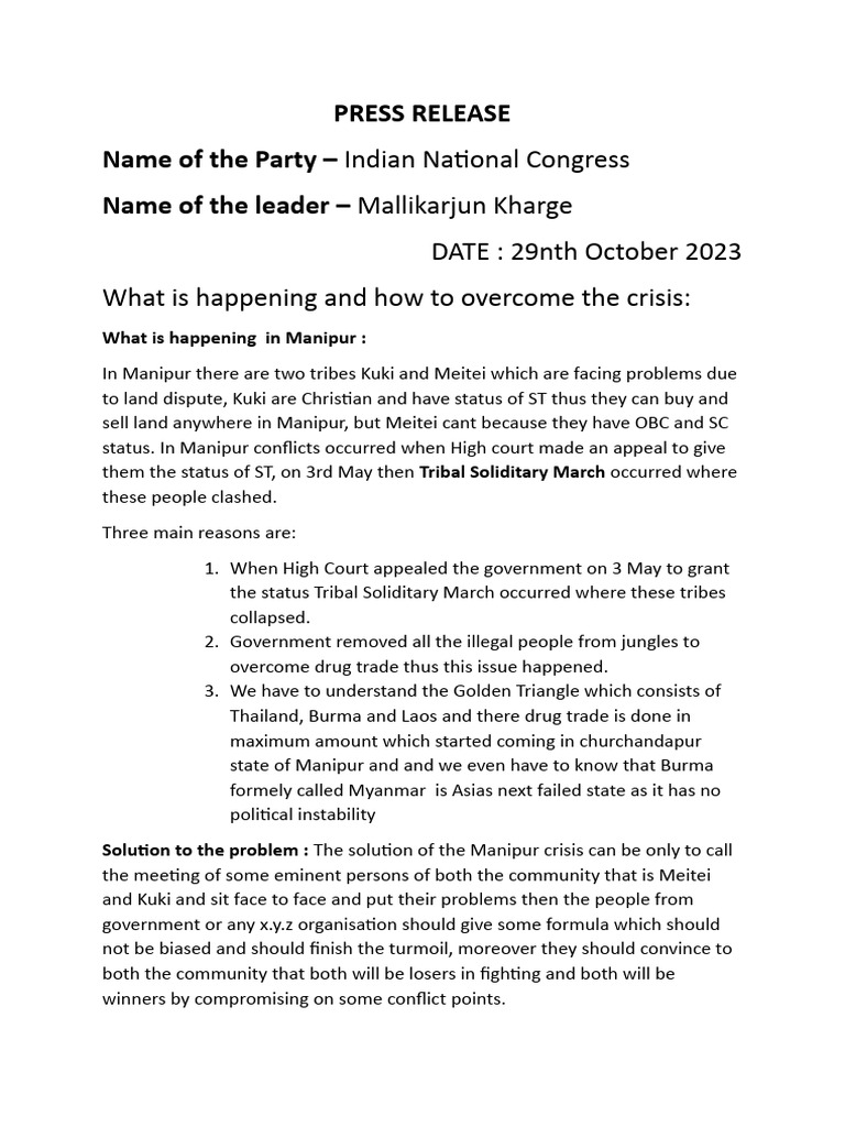 Press Release | PDF | Myanmar Press Release | PDF | Myanmar
