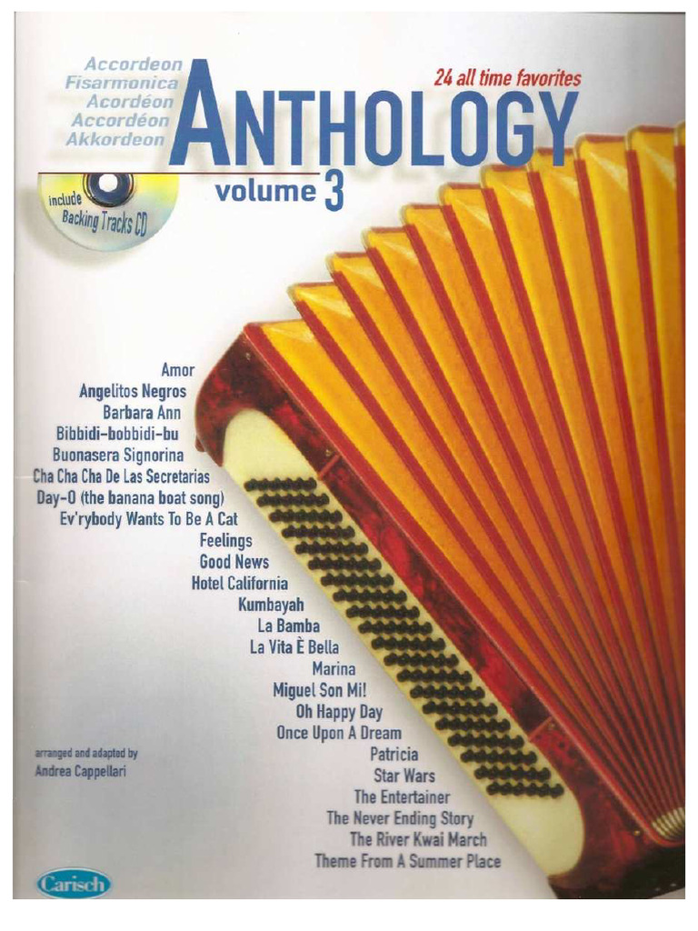 ANTHOLOGY - Accordeon - Vol. 3 (Songbook) | PDF
