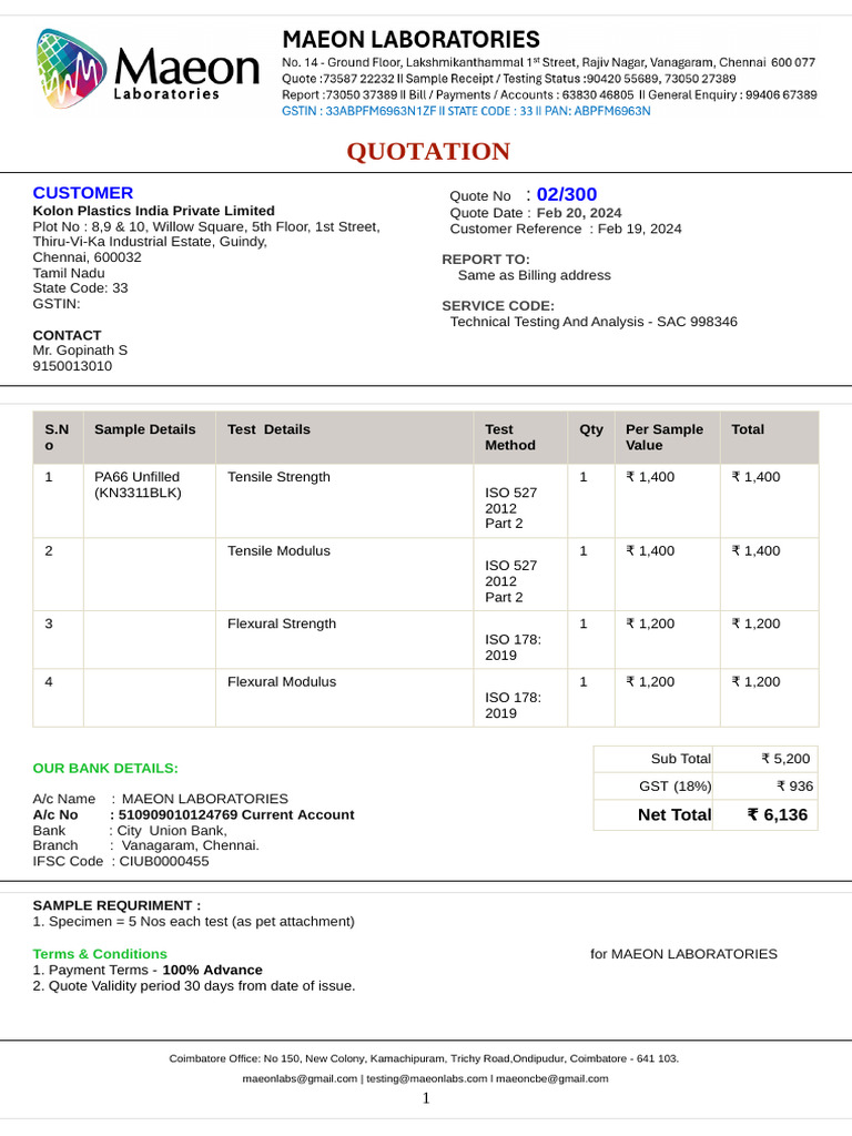 Kolon Plastics | PDF | Mechanics | Civil Engineering