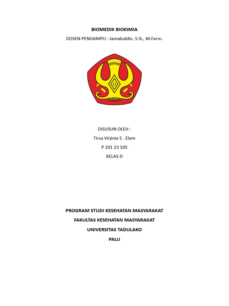 Biomedik Biokimia 1 | PDF | Kesehatan Holistik | Pengembangan Diri