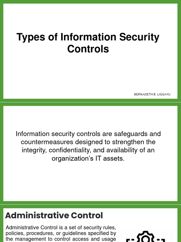 InfoSec Controls for IT Professionals | PDF | Information Security ...