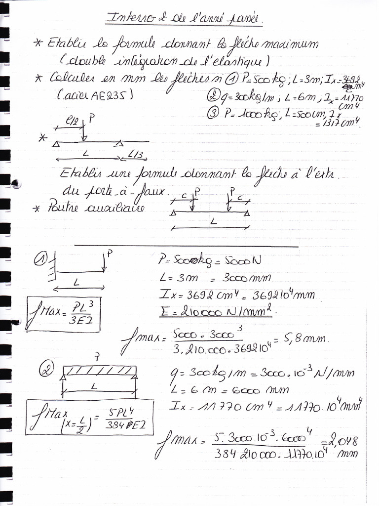 Traction Compr + Flèches | PDF