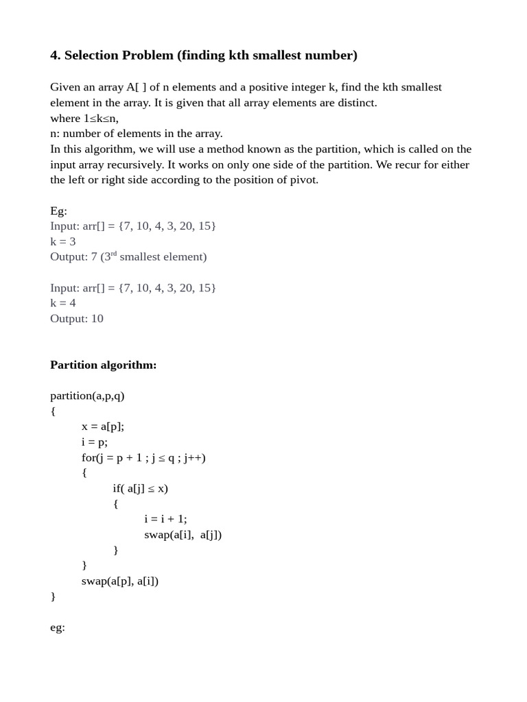 Divide and Conquer 3 and Greedy Starting | PDF | Computer Science | Combinatorics