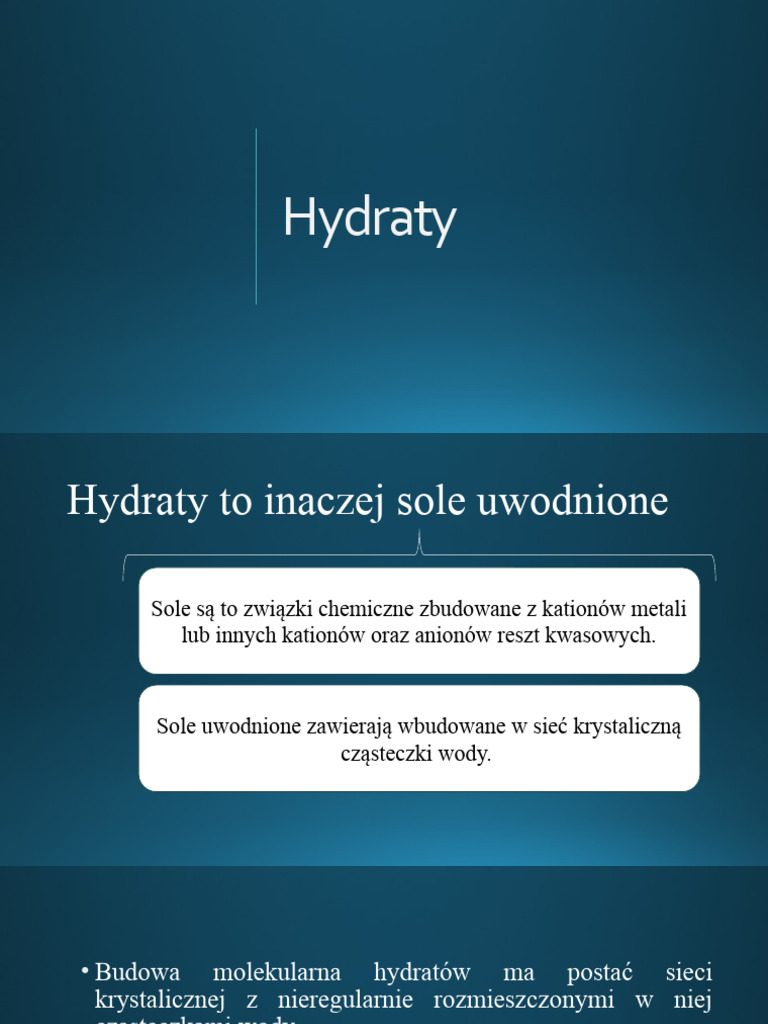 Hydraty | PDF