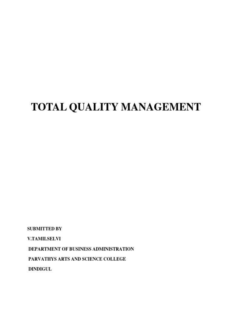 Quality Management | PDF | Quality Management | Communication