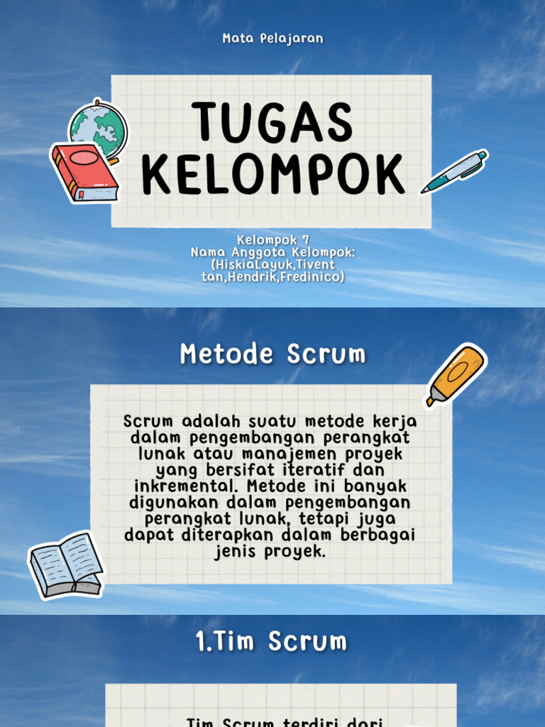 PPT METODE SCRUM | PDF