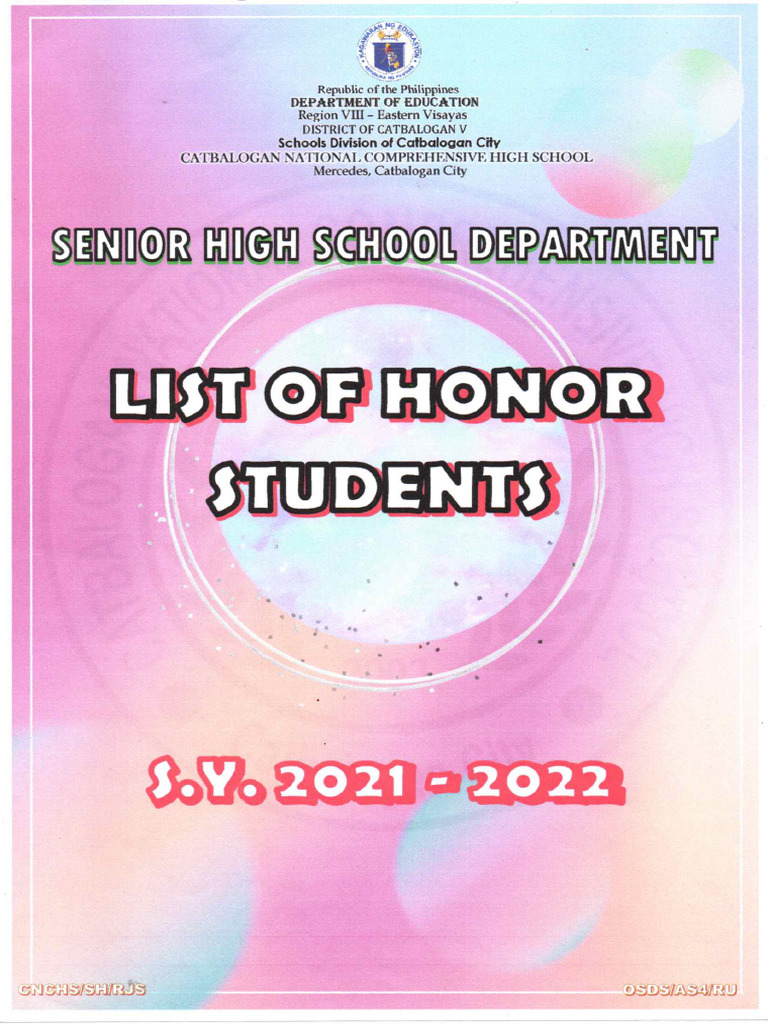 Grade 11 Honors | PDF