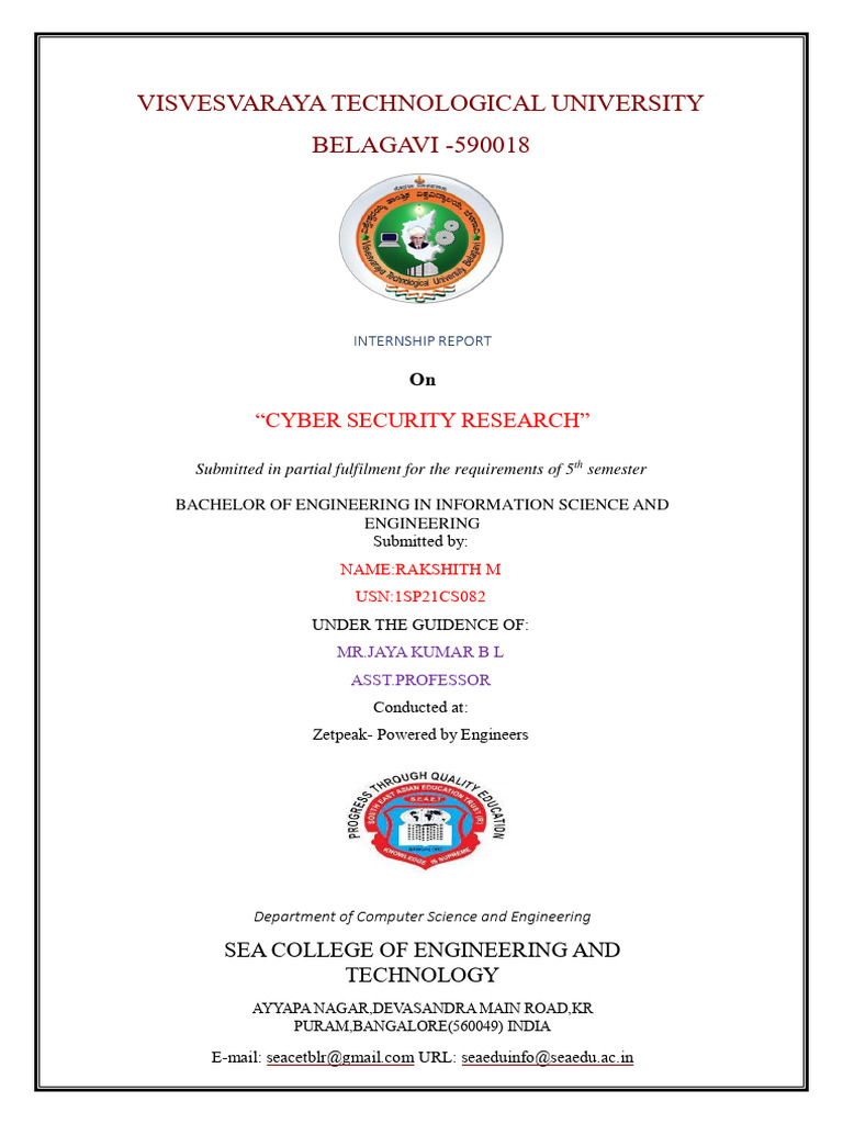 Internship Report | PDF | Ip Address | Computer Network