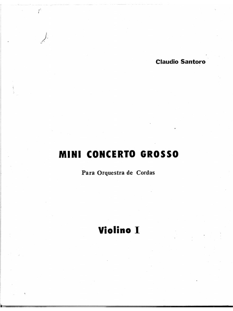 Mini Concerto Grosso - Viol I | PDF