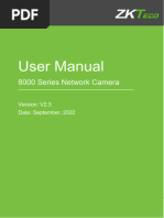 ZKTeco IP Camera User Manual | PDF | Ip Address | Port (Computer Networking)