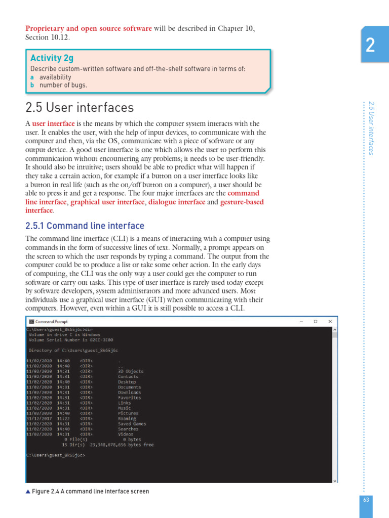 User Interfaces Pdf Graphical User Interfaces Command Line Interface